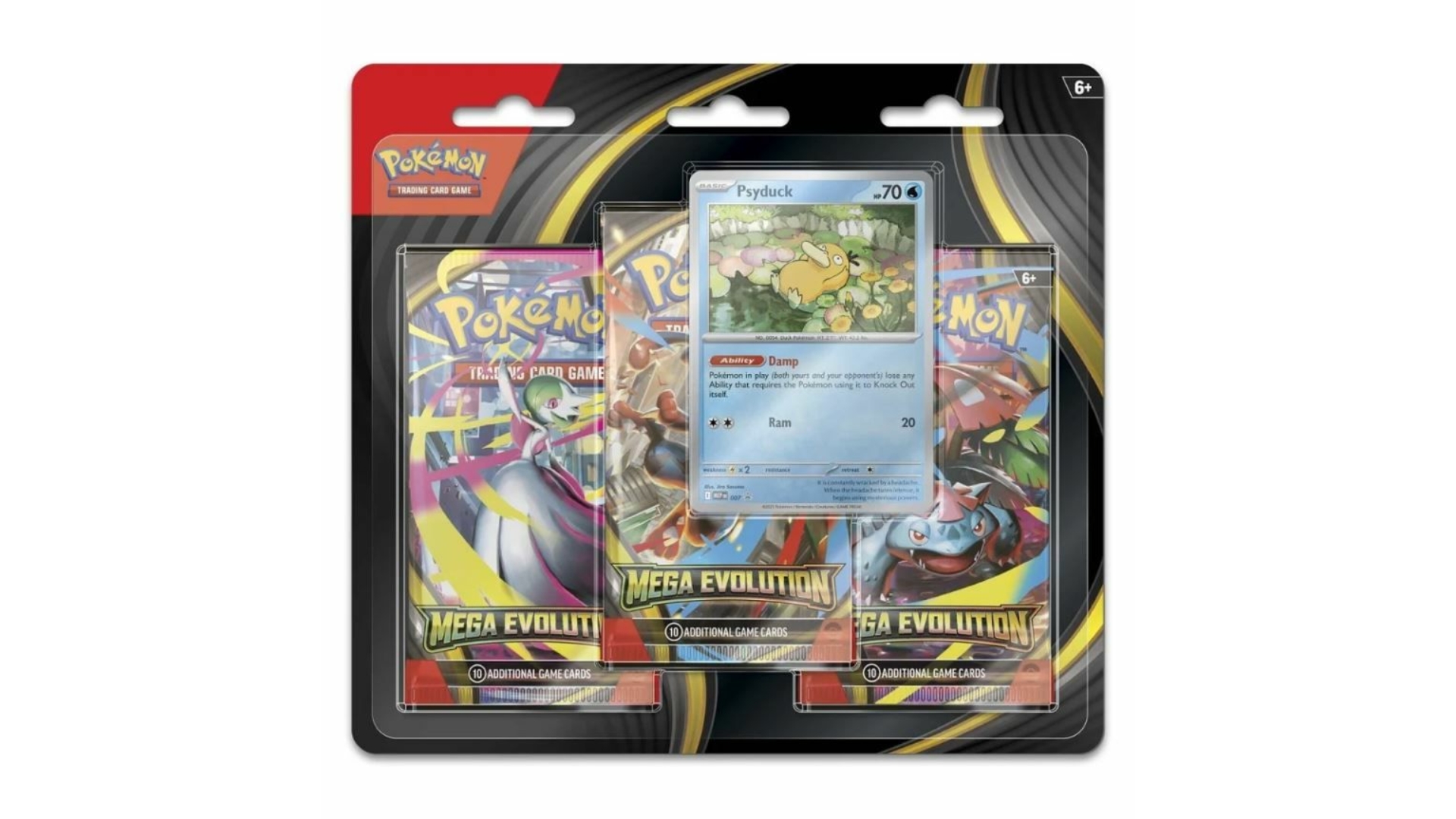 Pokémon TCG: Mega Evolution Booster - 3-pack Blister (ME01) társasjáték ...